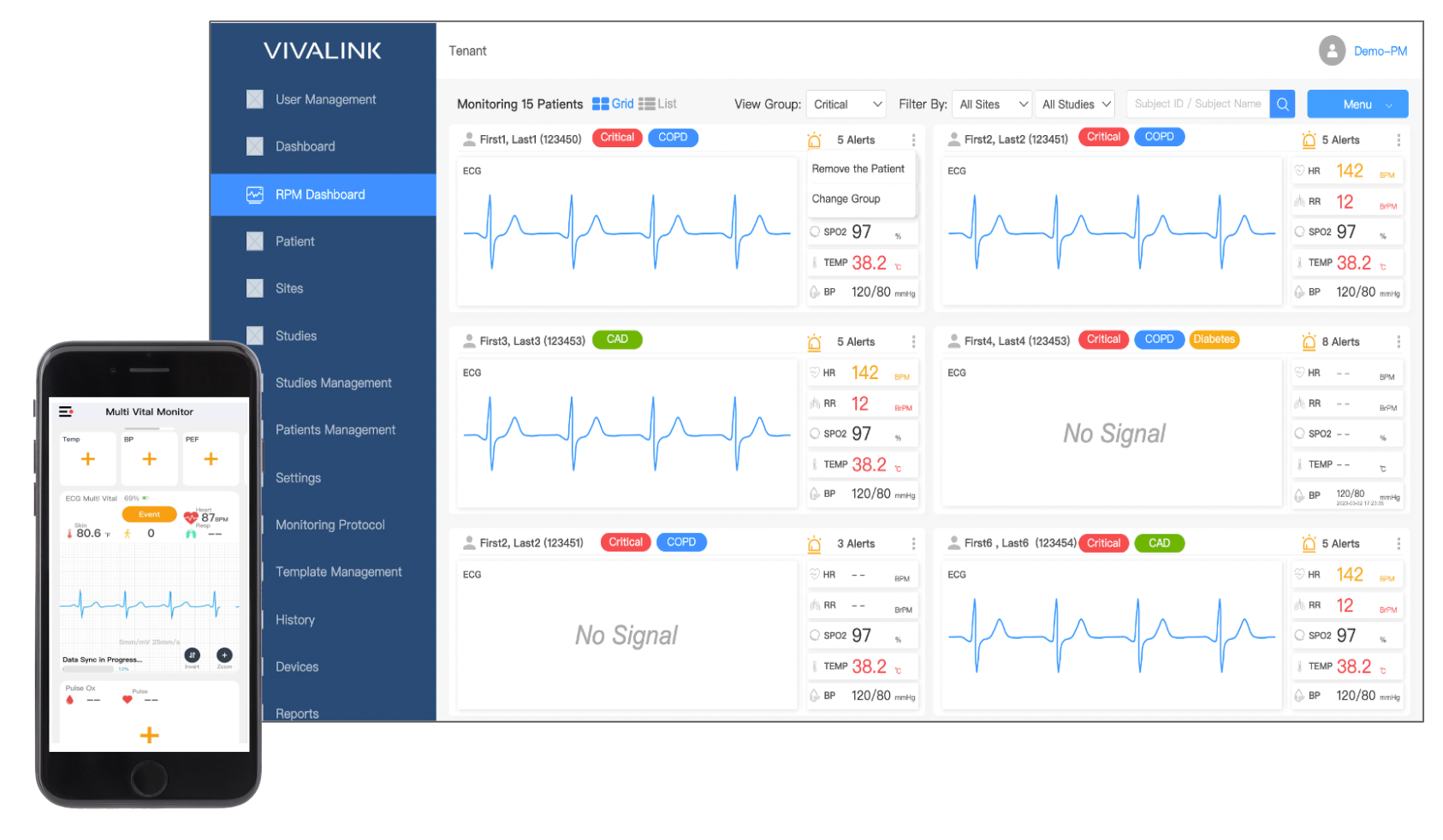 Digital Health Technologies for Remote Patient Monitoring